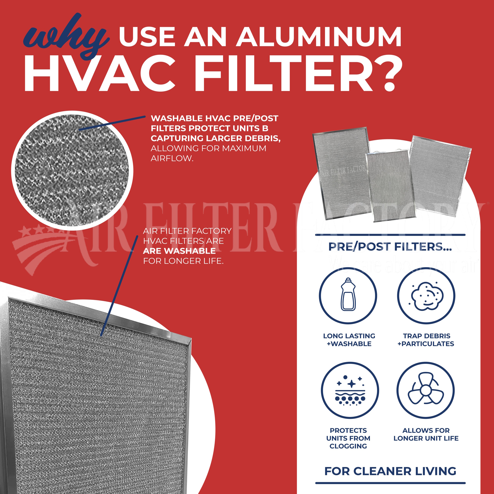 (2-Pack) 917763 HVAC Furnace A-Coil Aluminum Filters