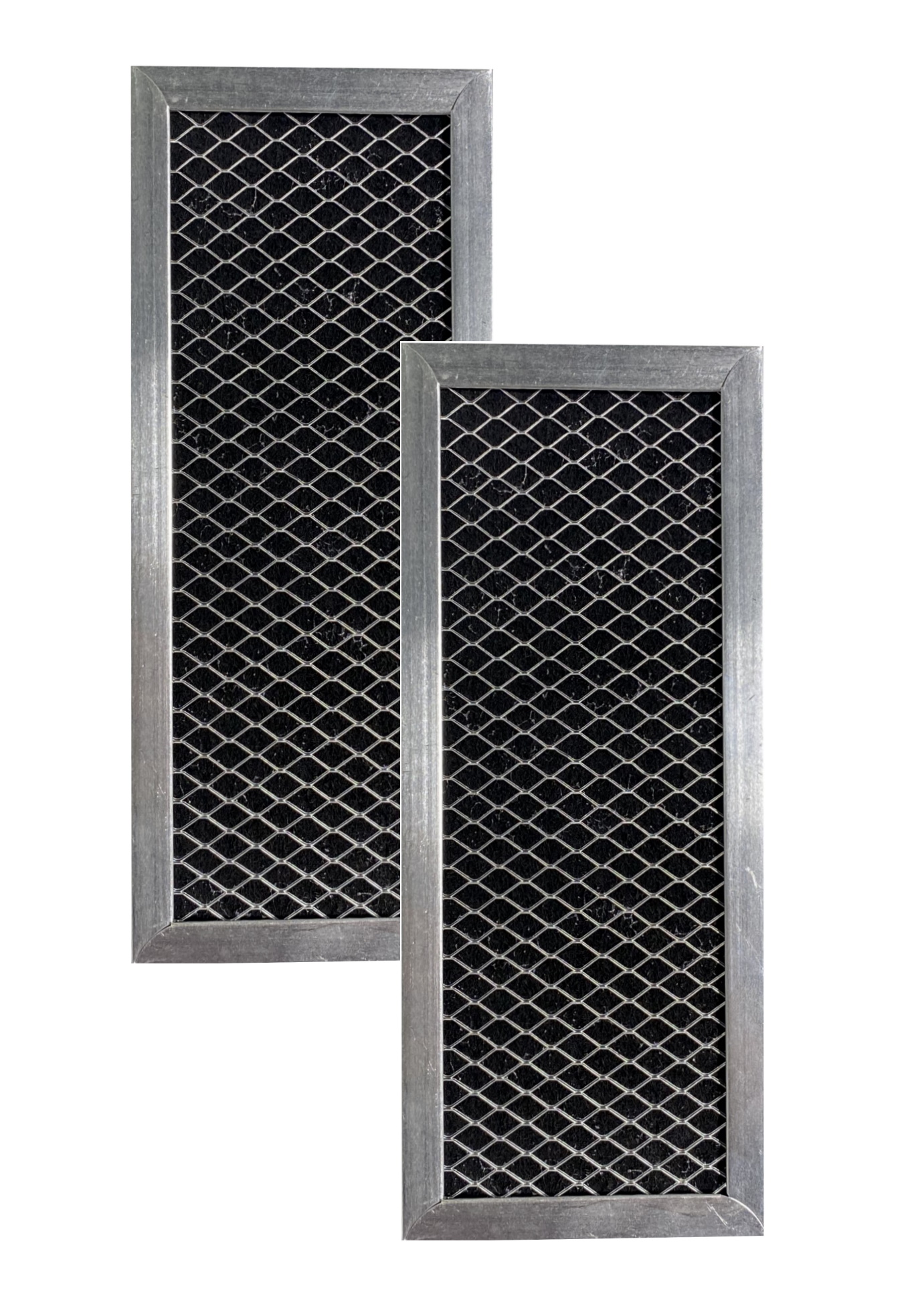 (2-Pack) 3-9/16 X 8-5/16 X 3/8 Charcoal Carbon Filters