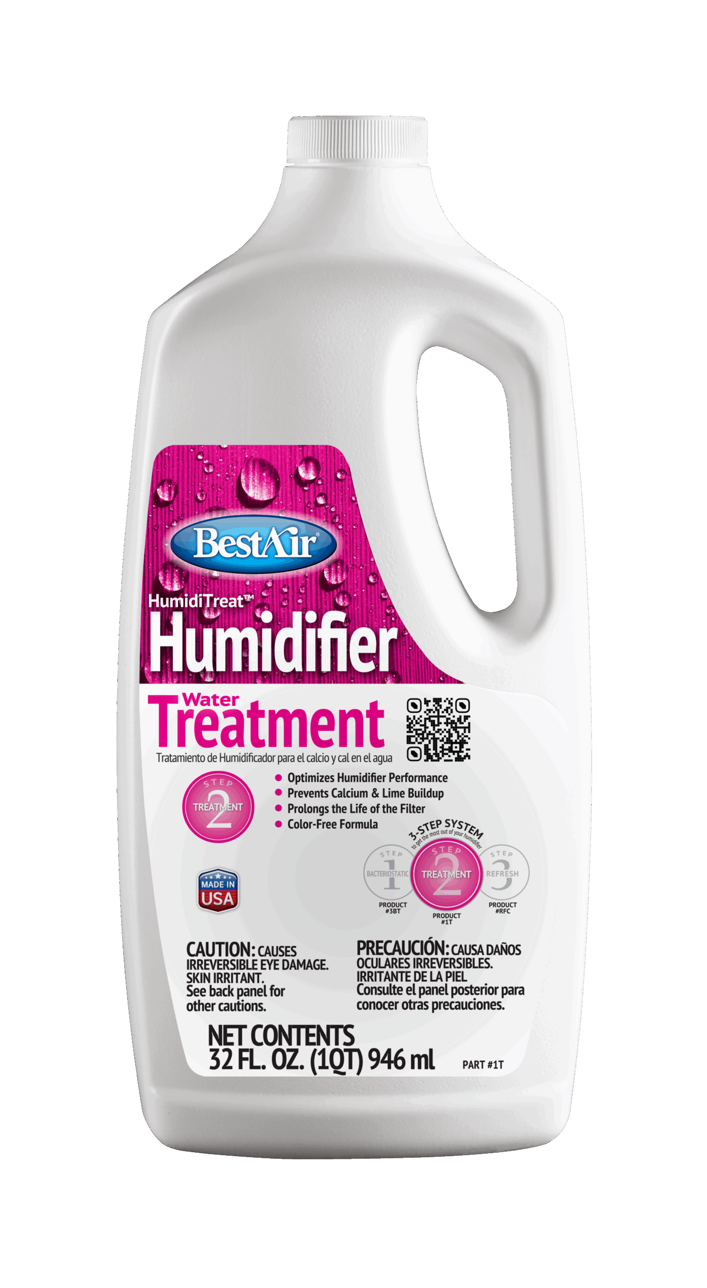 BestAir HumidiTREAT 32 oz Humidifier Water Treatment | Made in USA